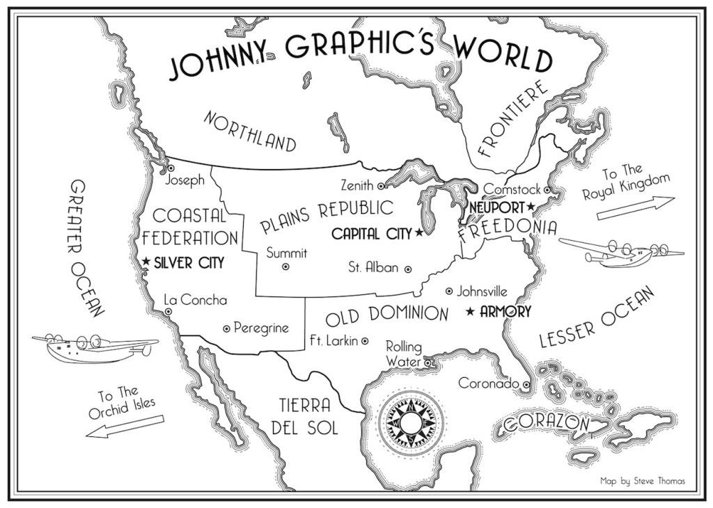 Johnny’s Geography | The Johnny Graphic Adventures